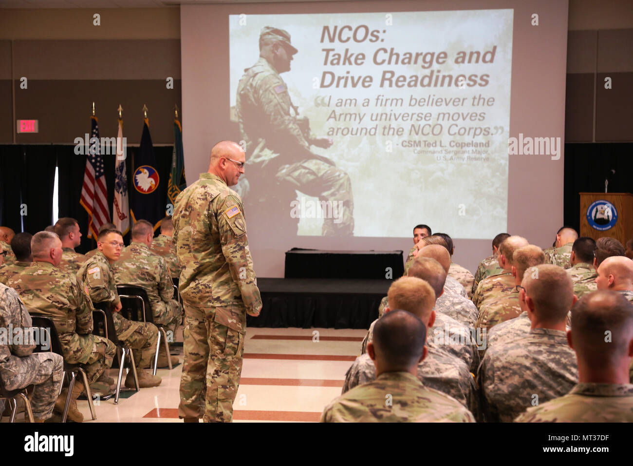 Command Sgt. Maj. Ted. L. Copeland, command sergeant major of the Army ...