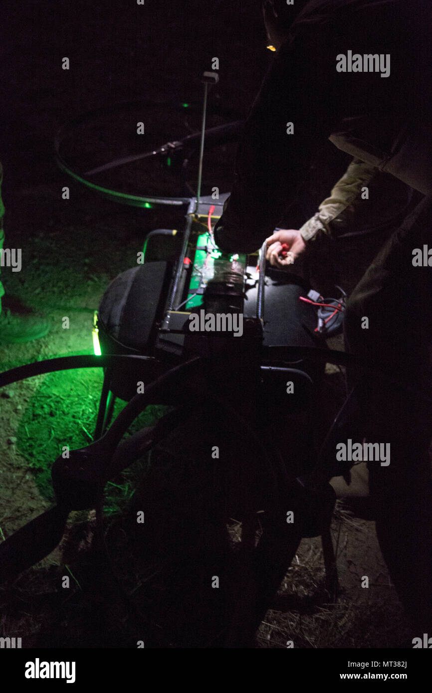 A critical skills operator with 1st Marine Raider Support Battalion, U ...