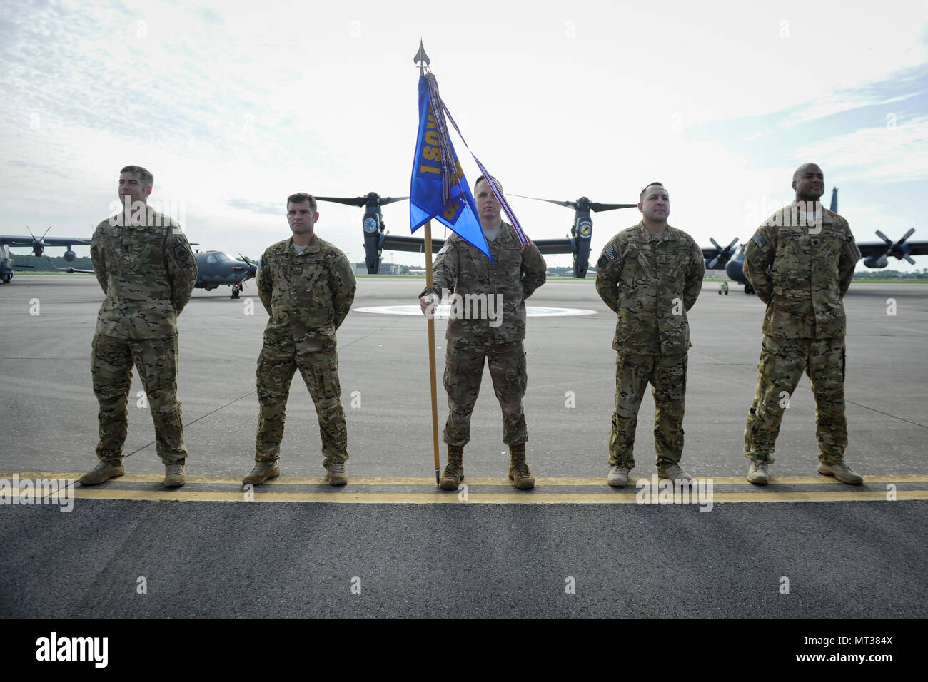 1st Special Operations Support Squadron takes a group photo at Hurlburt ...