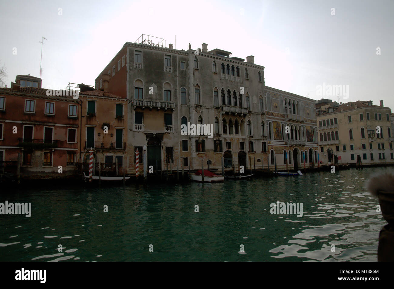 Canal-front building in Venice Stock Photo - Alamy