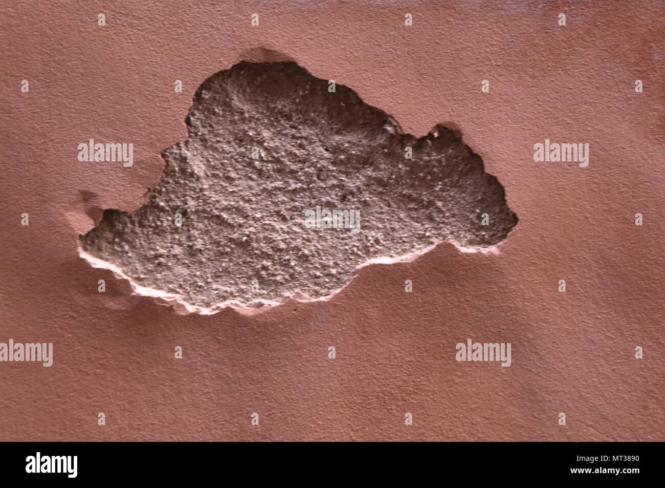 Disintegrating plaster facade of building in Venice Stock Photo - Alamy