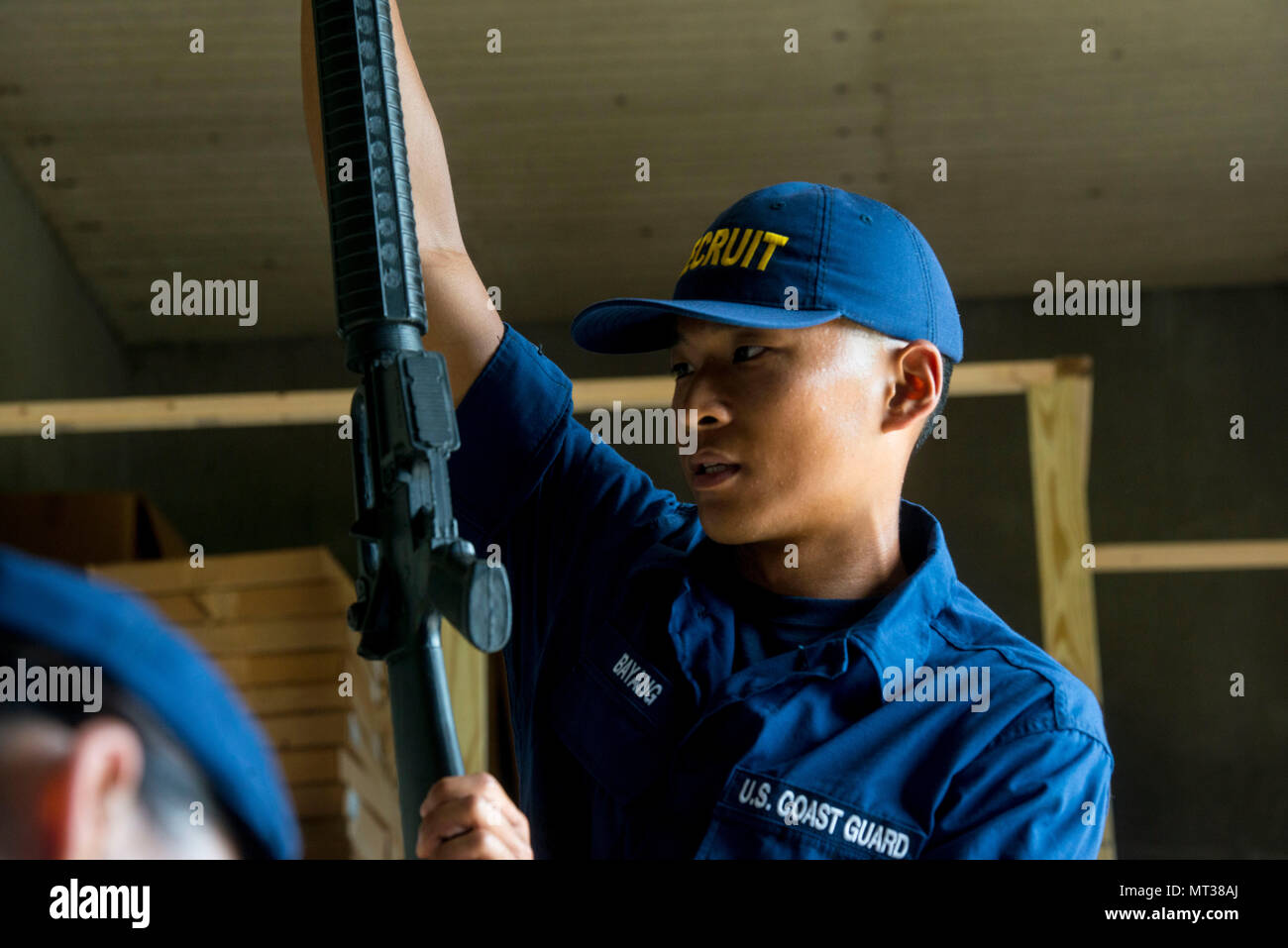 U.S. Coast Guard Recruits from Victor-194, during their second week of ...