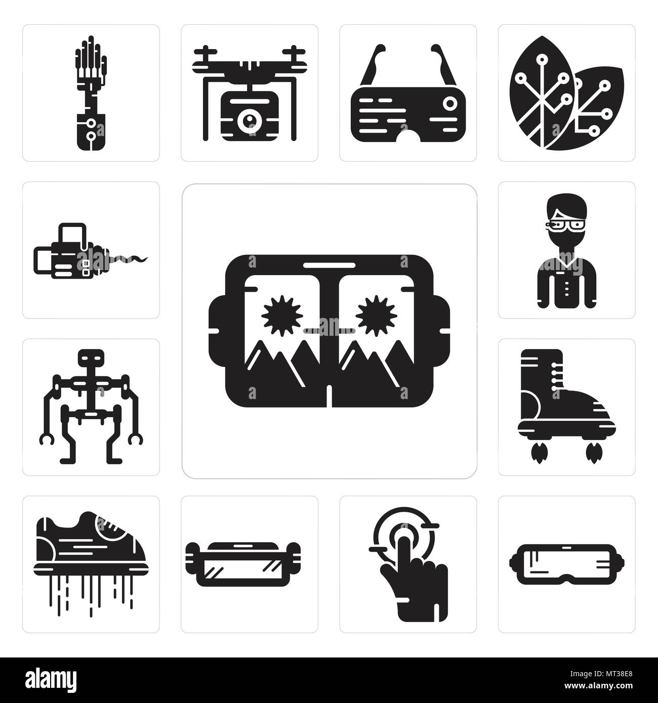 Oculus rift icon vector vectors hi-res stock photography and images - Alamy