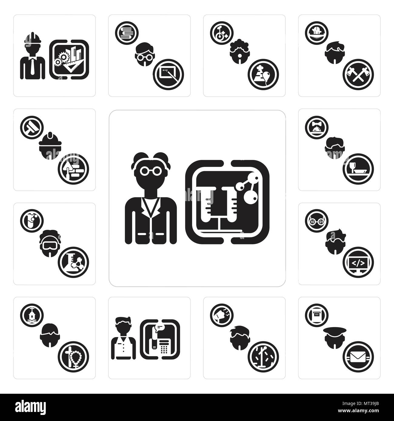 Clown scientist Black and White Stock Photos & Images - Alamy