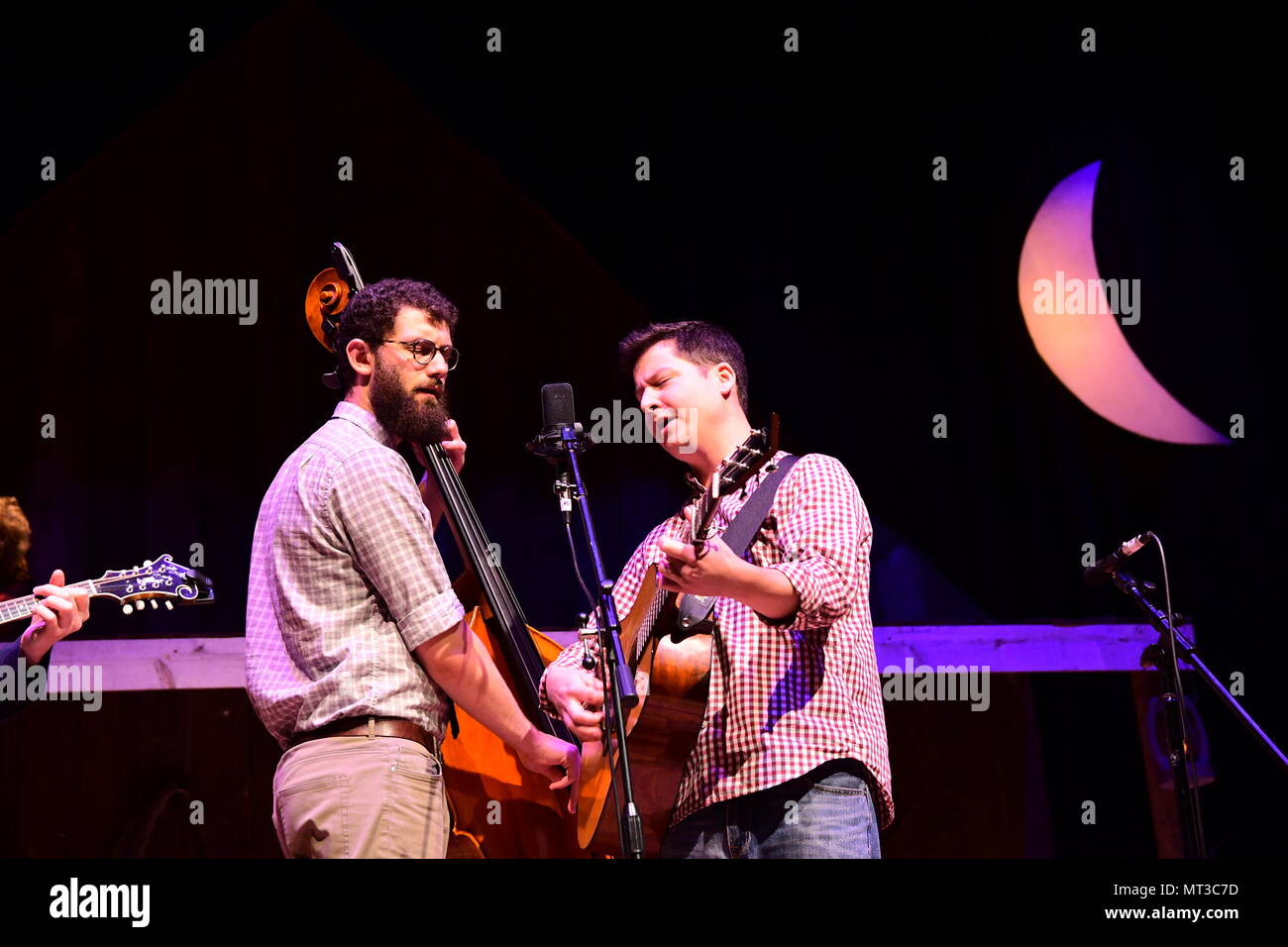 Mile 12 Bluegrass Band Bluegrass in the Forest 2018 Stock Photo - Alamy