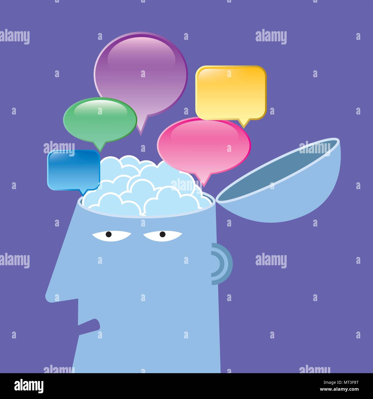 Artificial intelligence bubble Stock Vector Images - Alamy