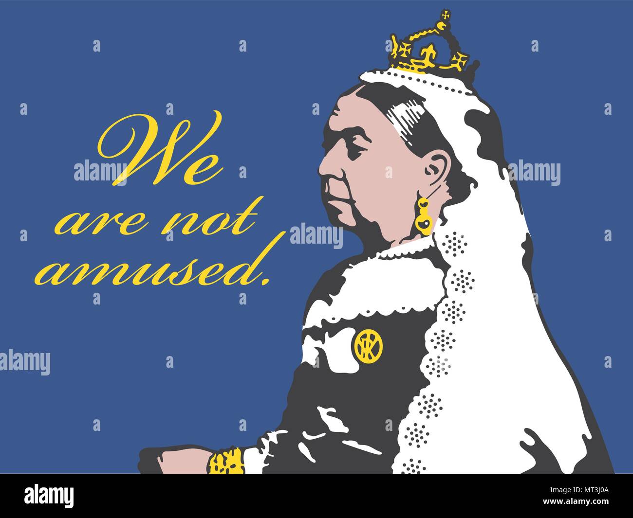 Queen victoria cartoon hi-res stock photography and images - Alamy