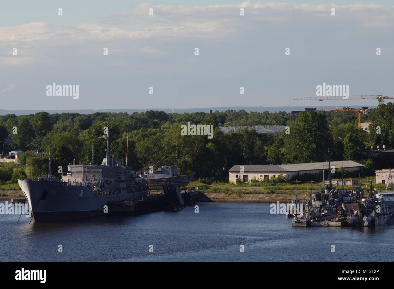 Kronshtadt, Navala Base, Kotlin Island, Gulf of Finland, Russia Stock ...