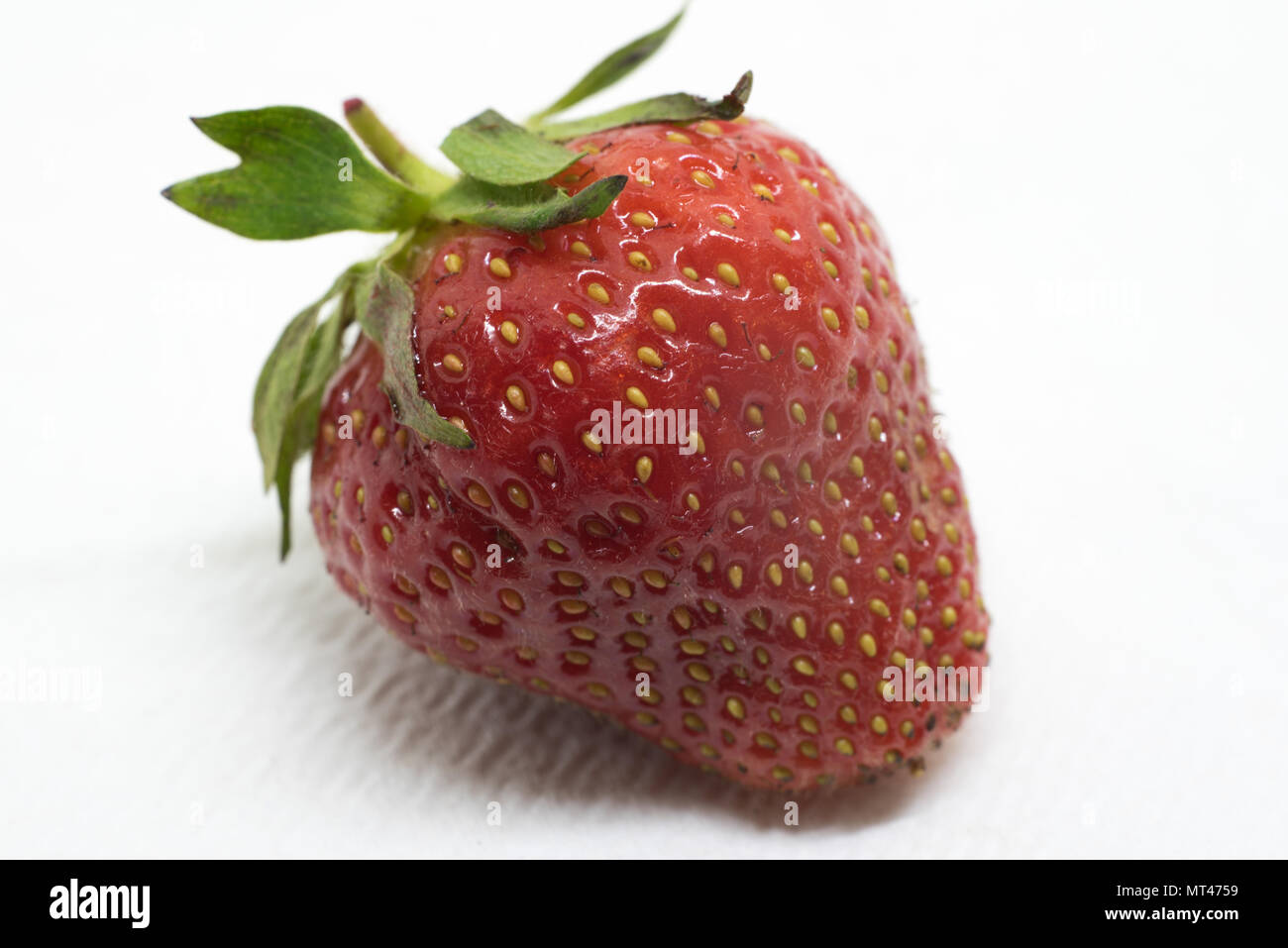 Close View of Fresh Strawberry Stock Photo - Alamy