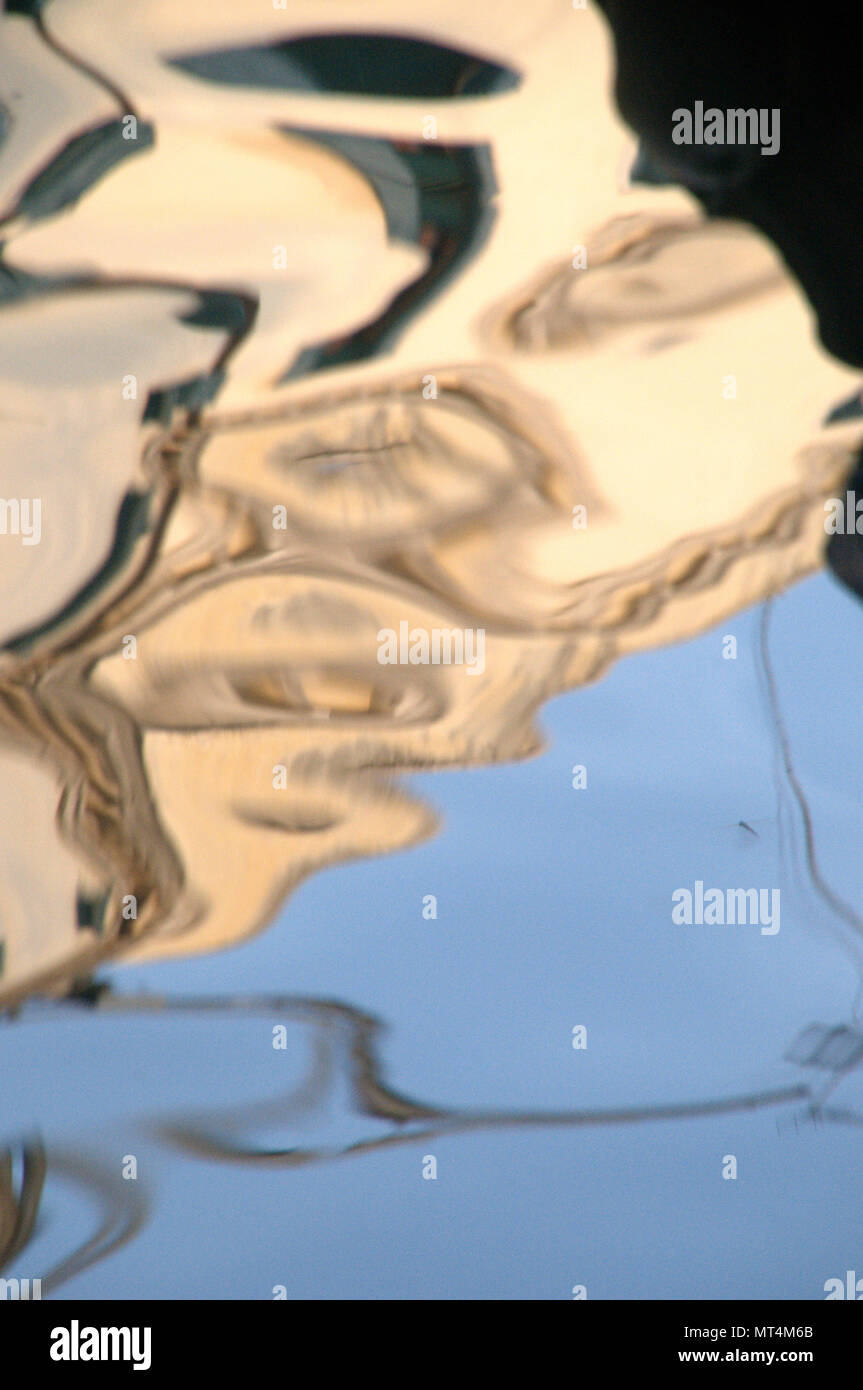 Reflections in disturbed water hi-res stock photography and images - Alamy