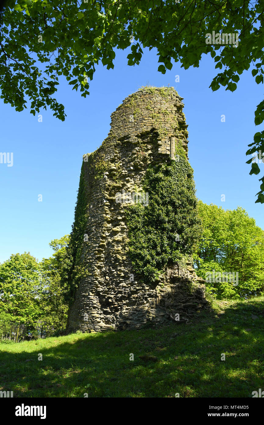 The remains of the Raven Tower is the only part left of the historic ...