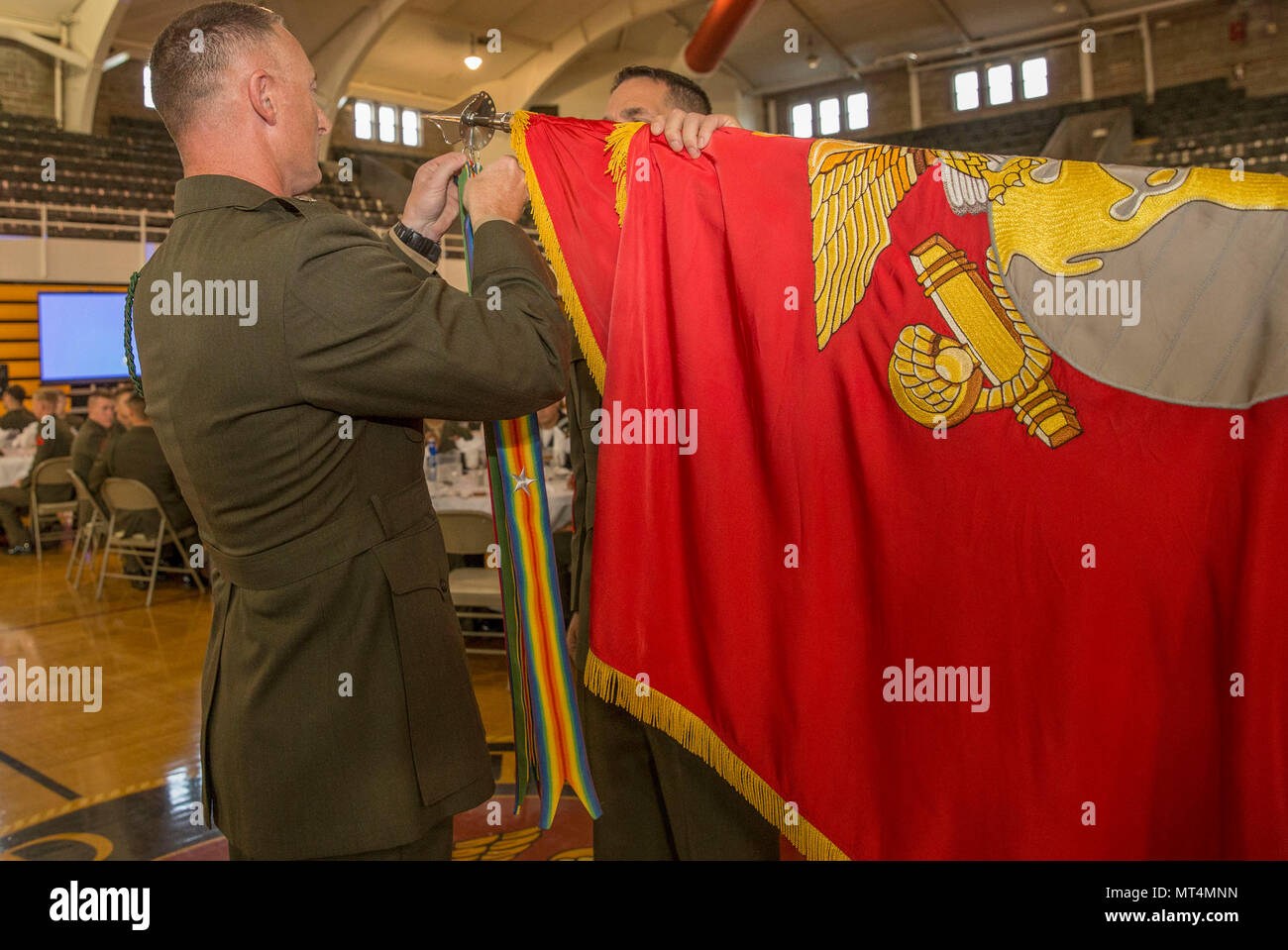 U.S. Marine Corps Lt. Col. Gregory Gordon, commanding officer of 1st ...