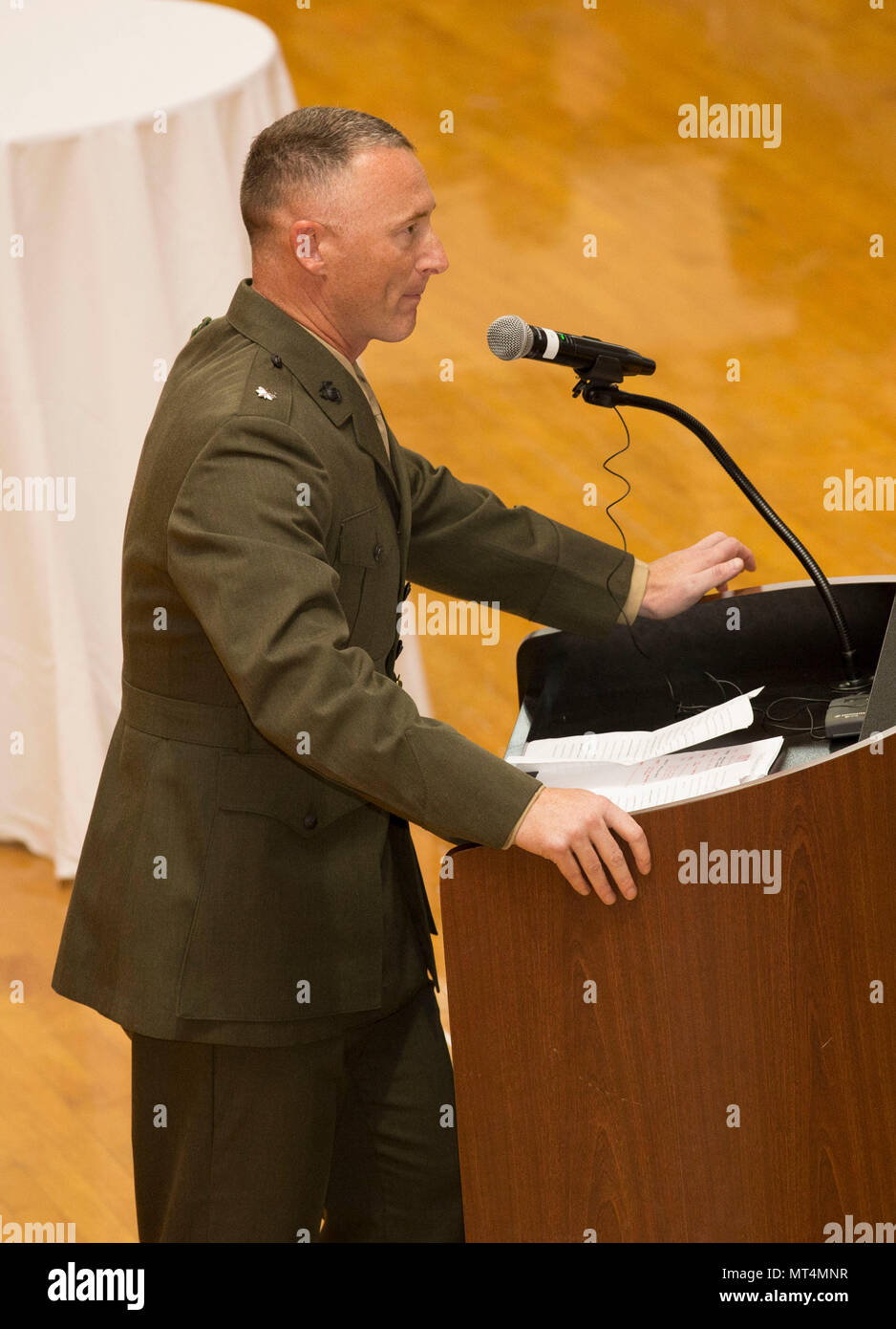 U.S. Marine Corps Lt. Col. Gregory Gordon, commanding officer of 1st ...