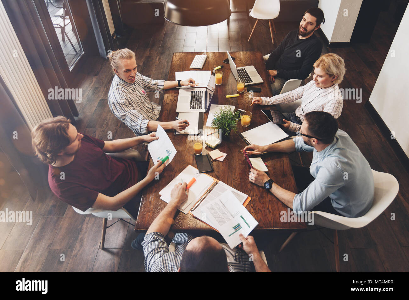 Young People Working In Office