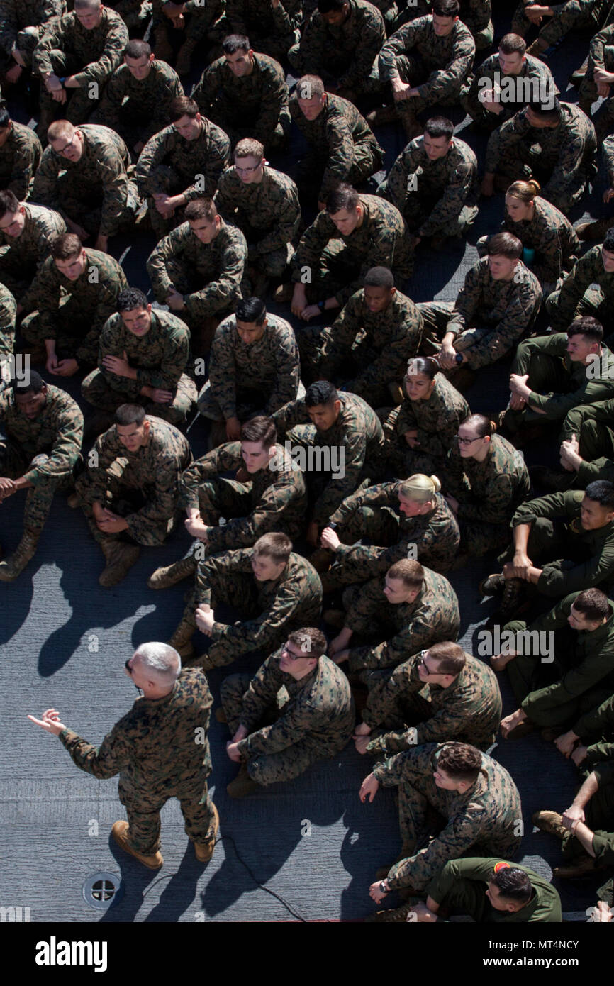 Sgt. Maj. Jim Lanham, sergeant major of the 31st Marine Expeditionary ...