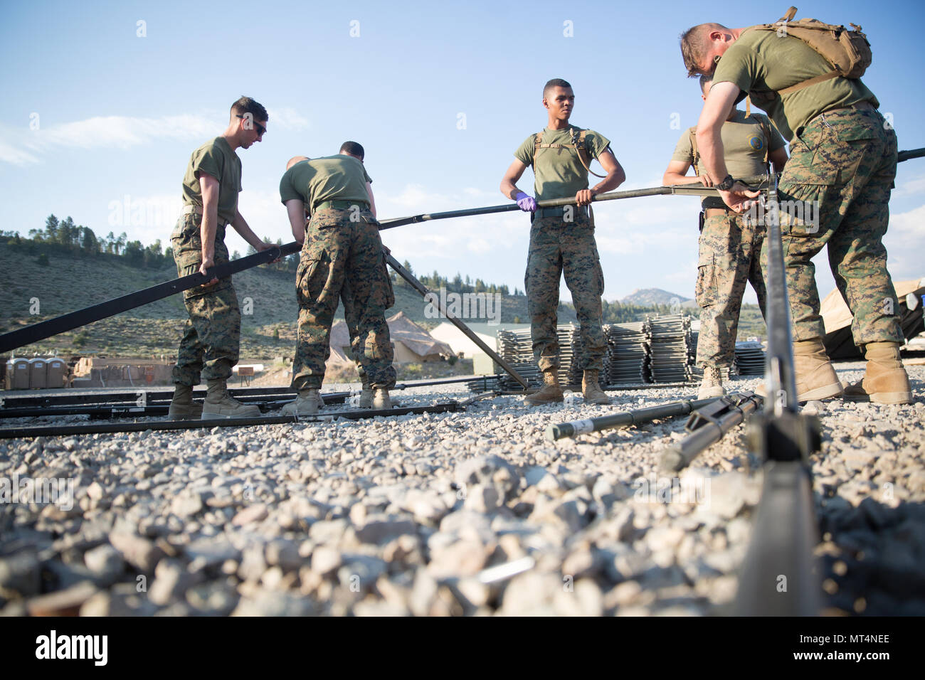 U.S. Marines with Combat Logistics Battalion 5 (CLB-5), Combat ...