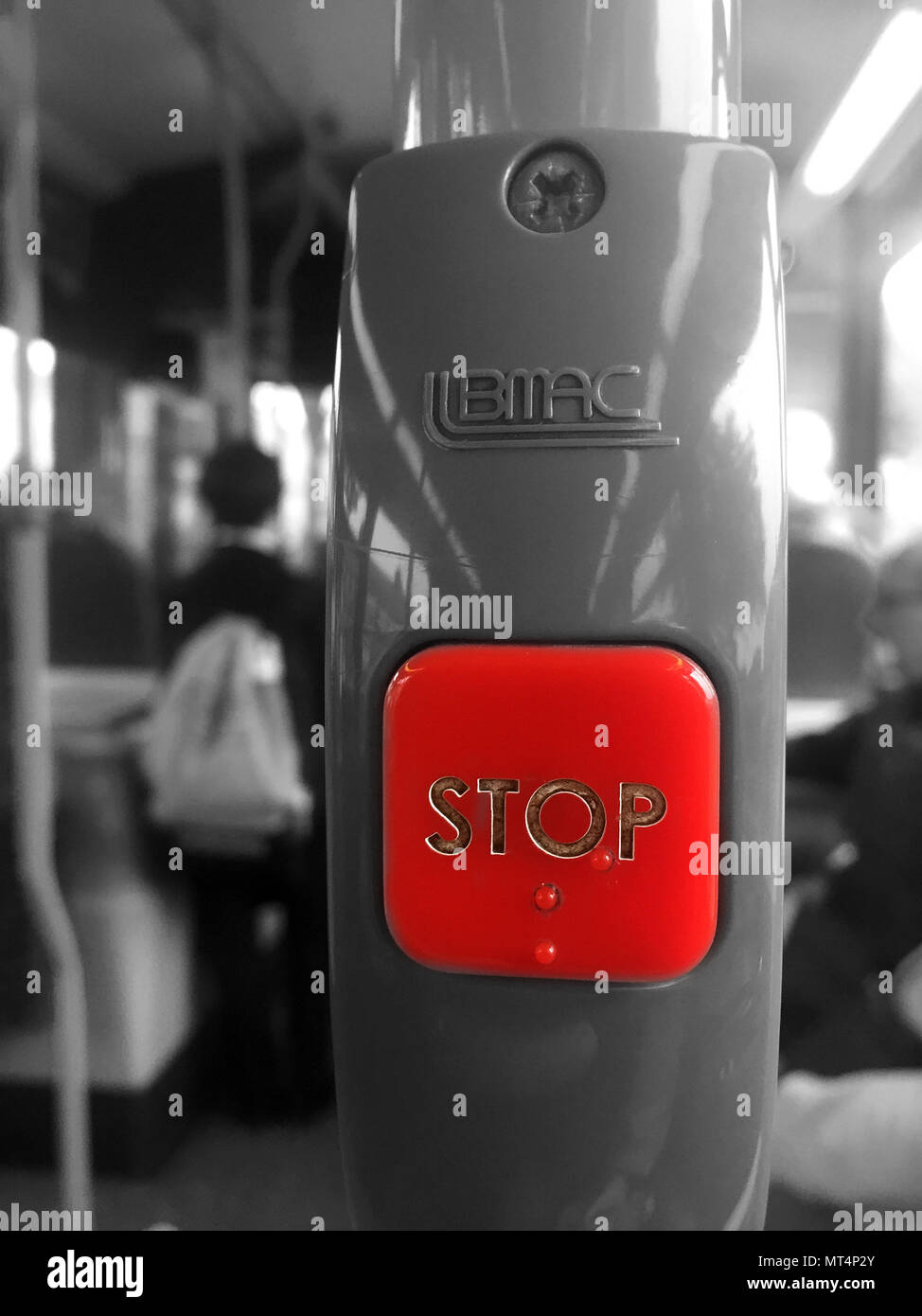 Stop button bus hi-res stock photography and images - Alamy