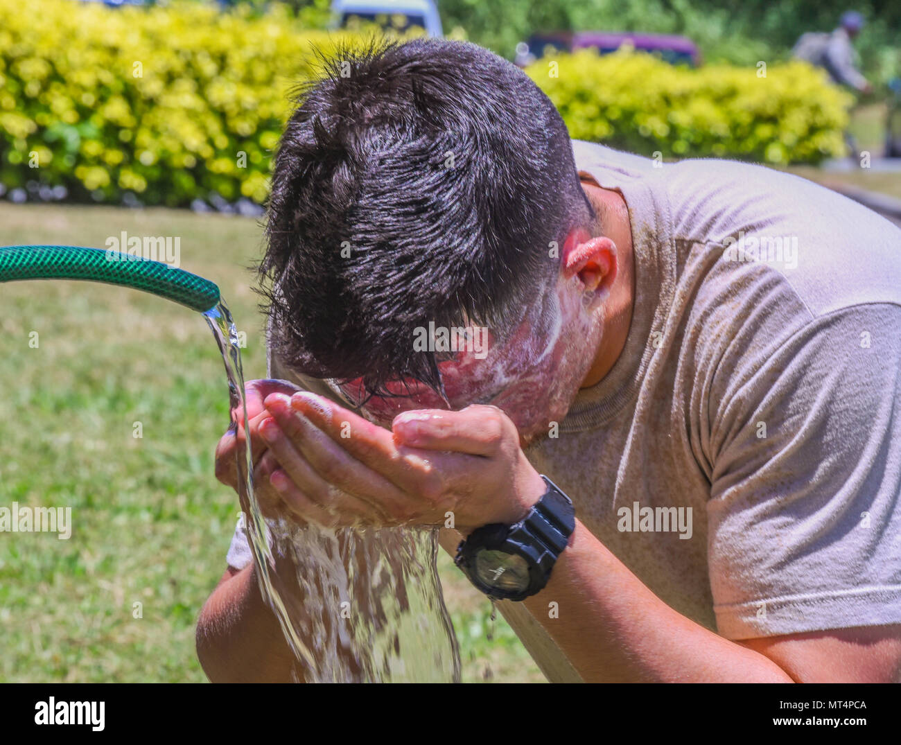 U.S. Air Force Airman 1st Class Luis Bernal, 18th Security Forces ...