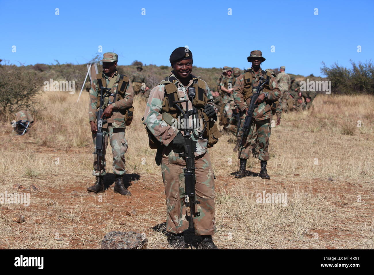 ESN. Sinyakanyaka prepares to take his Maritime Reaction Squadron ...