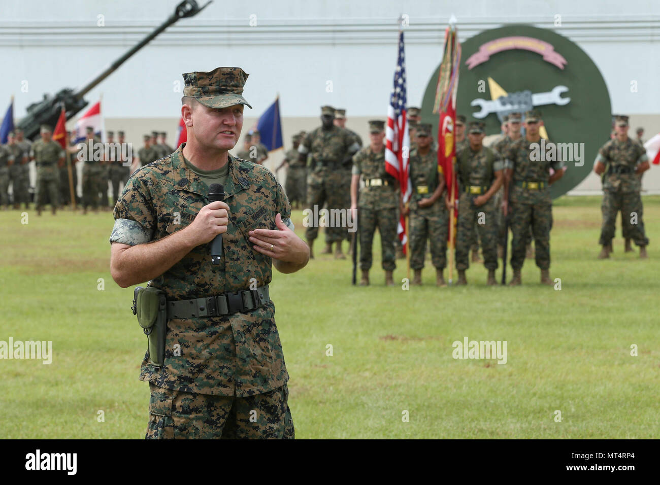 U.S. Marine Corps Sgt. Maj. Daniel J. Warren, Sergeant Major, 2nd ...