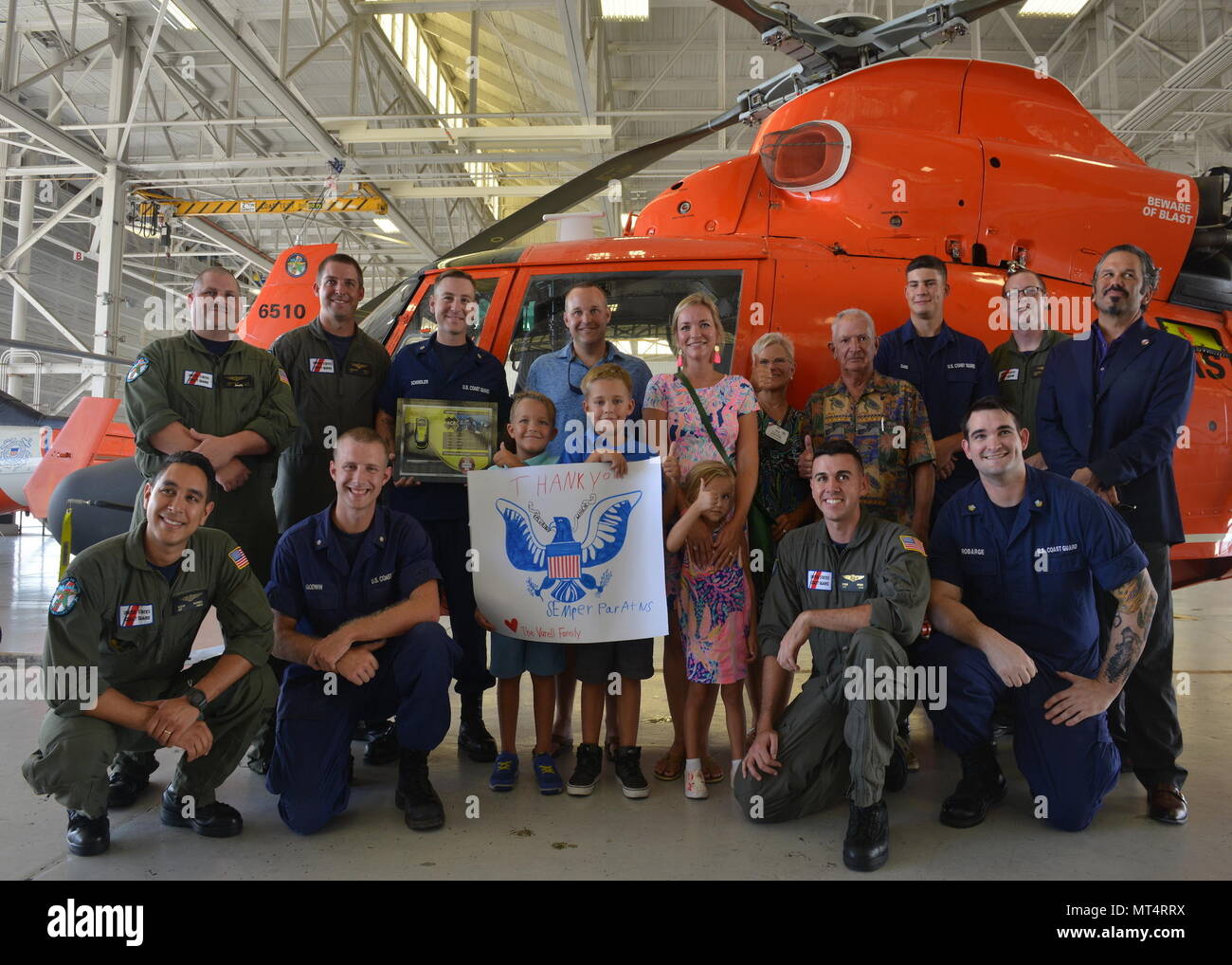 Coast guard family reunion hi-res stock photography and images - Alamy