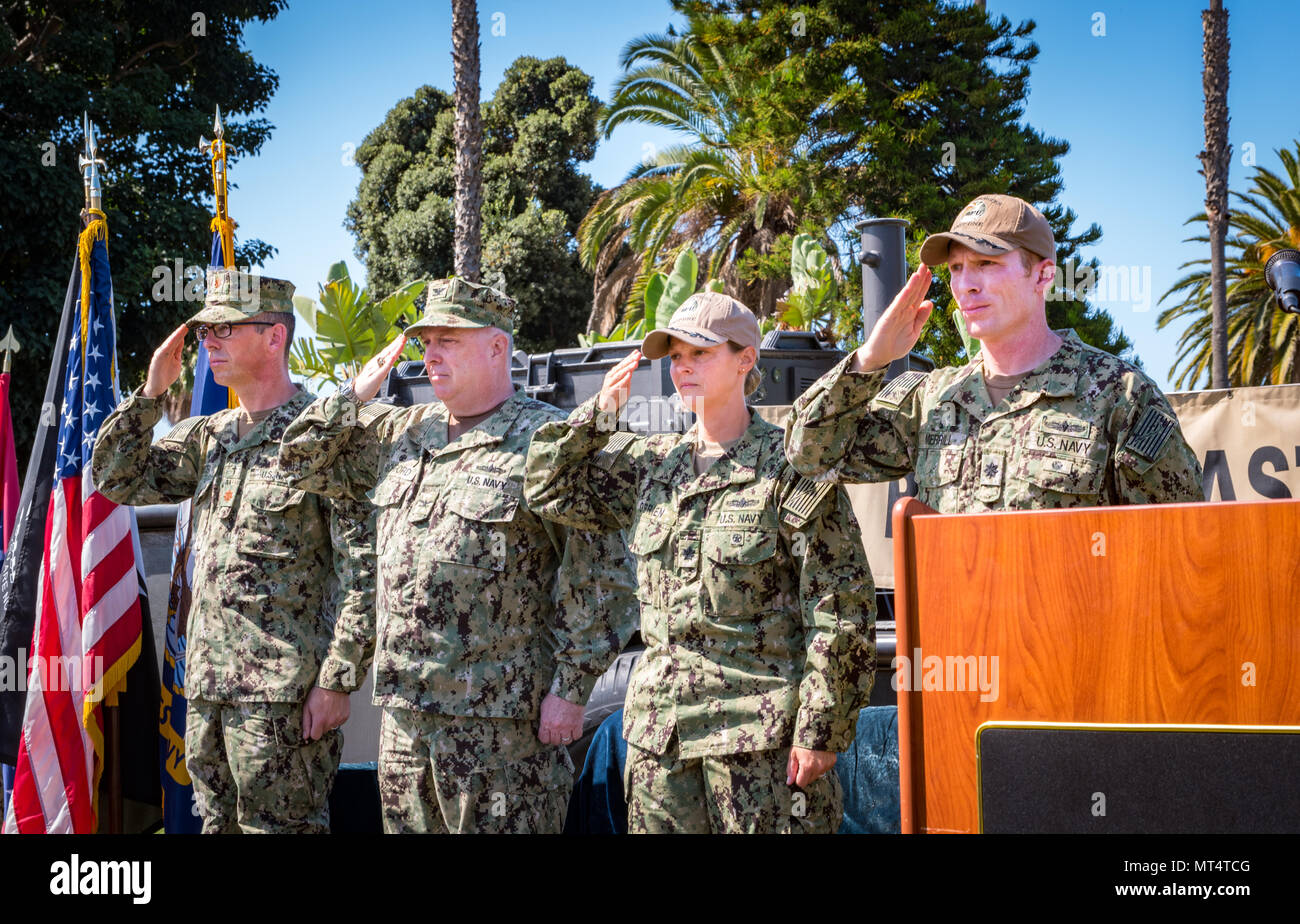 SAN DIEGO (July 28, 2017) – The official party for Beachmaster Unit ...