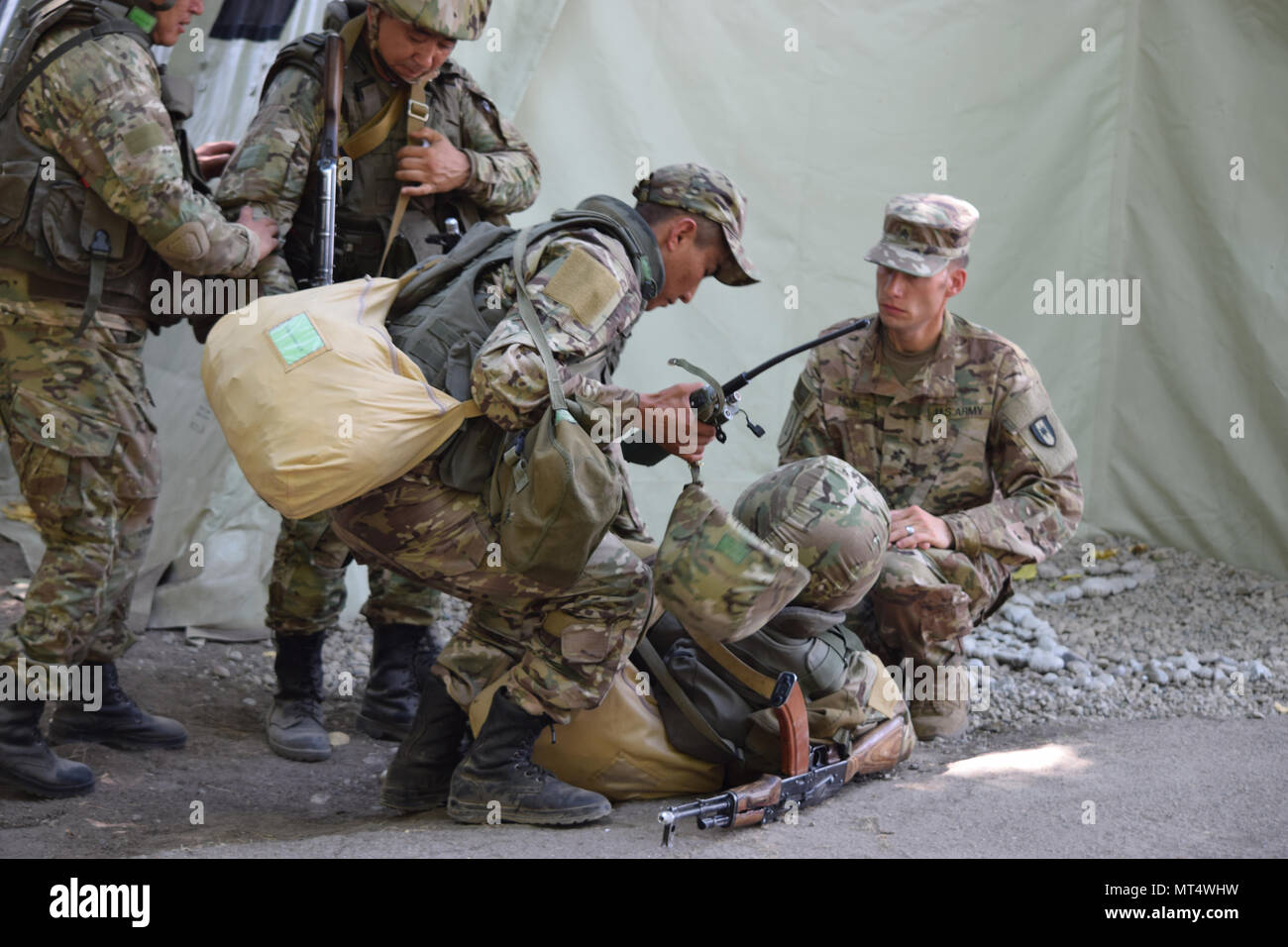 Sgt. John Houk, a U.S. Army Soldier with the 86th Combat Support ...