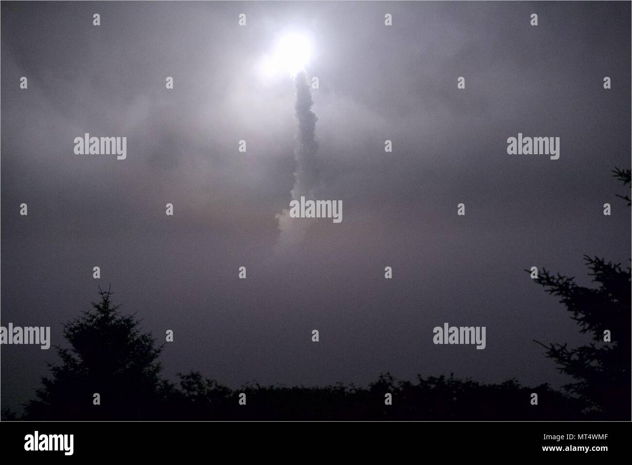 A Terminal High Altitude Area Defense (THAAD) interceptor is launched ...