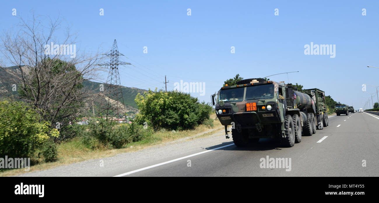 TBILISI, Georgia -- 2nd Cavalry Regiment moves to Vaziani Military Base ...