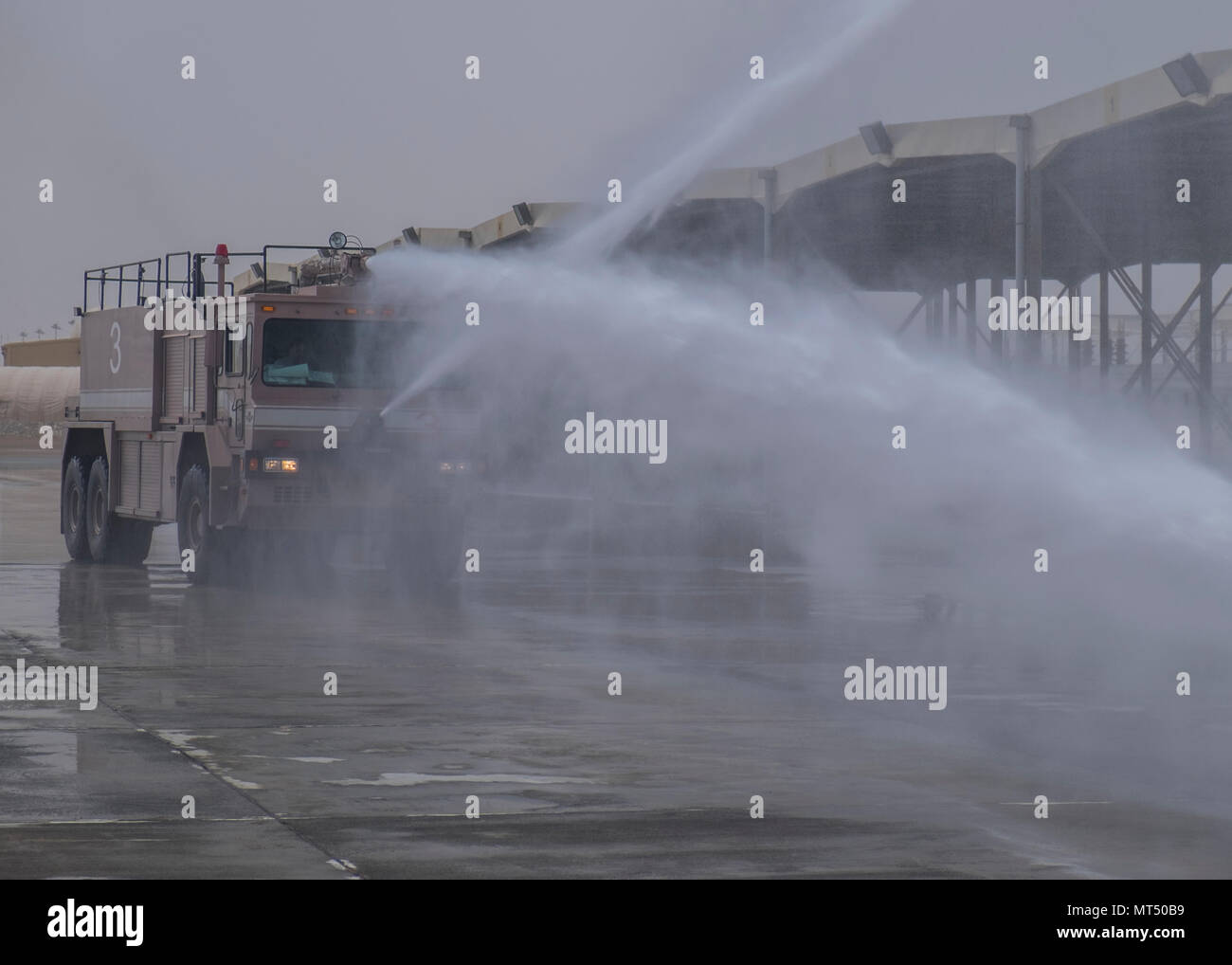 Airmen extinguish a simulated aircraft fire during Fire Immersion ...