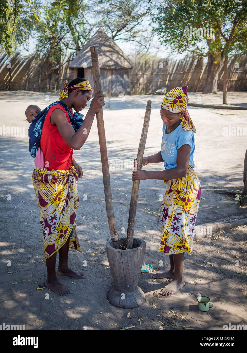 South African Village Women