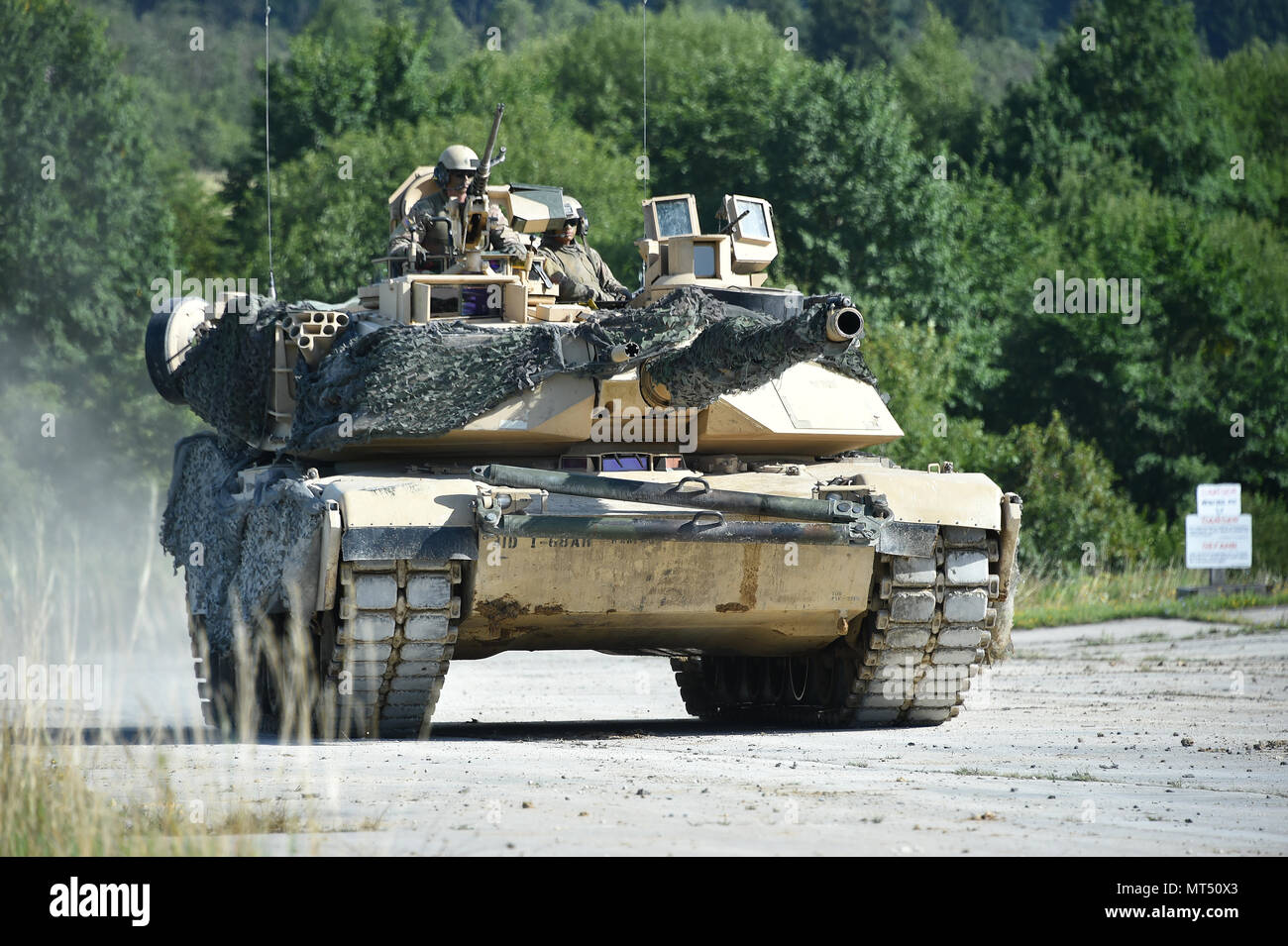 U.S. Soldiers with Aggressor Company, 1st Battalion, 68th Armor ...