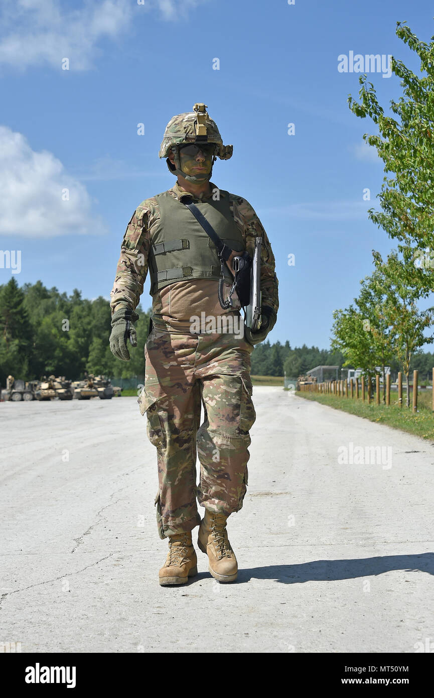 U.S. Army Lt. Col. Jonathan Kluck, Commander of the 1st Battalion, 68th ...