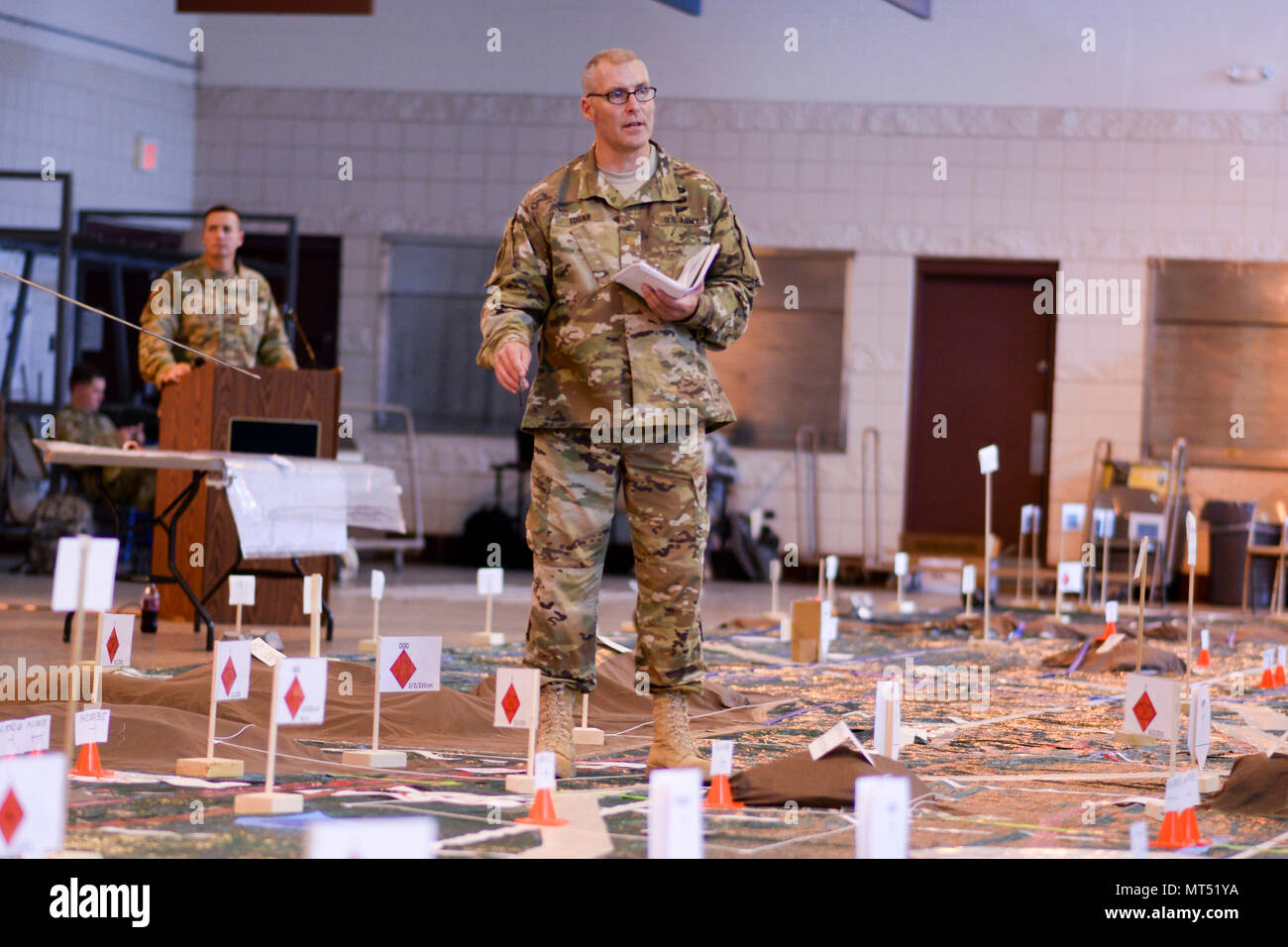 Fayetteville, North Carolina - Army Maj. Neil Edger, a military ...
