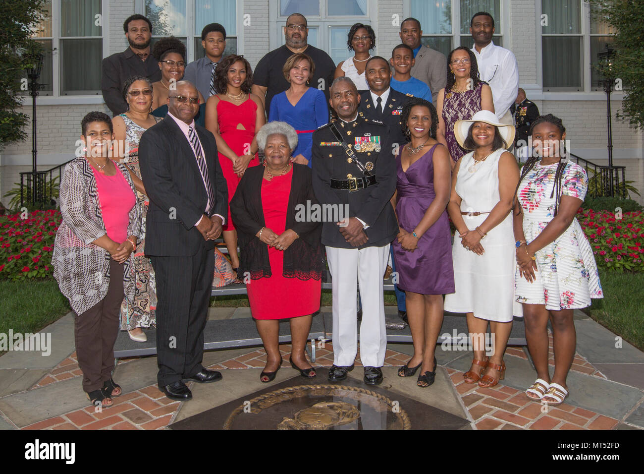 U.S. Marine Corps Lt. Gen. Ronald L. Bailey poses for a photo with his ...