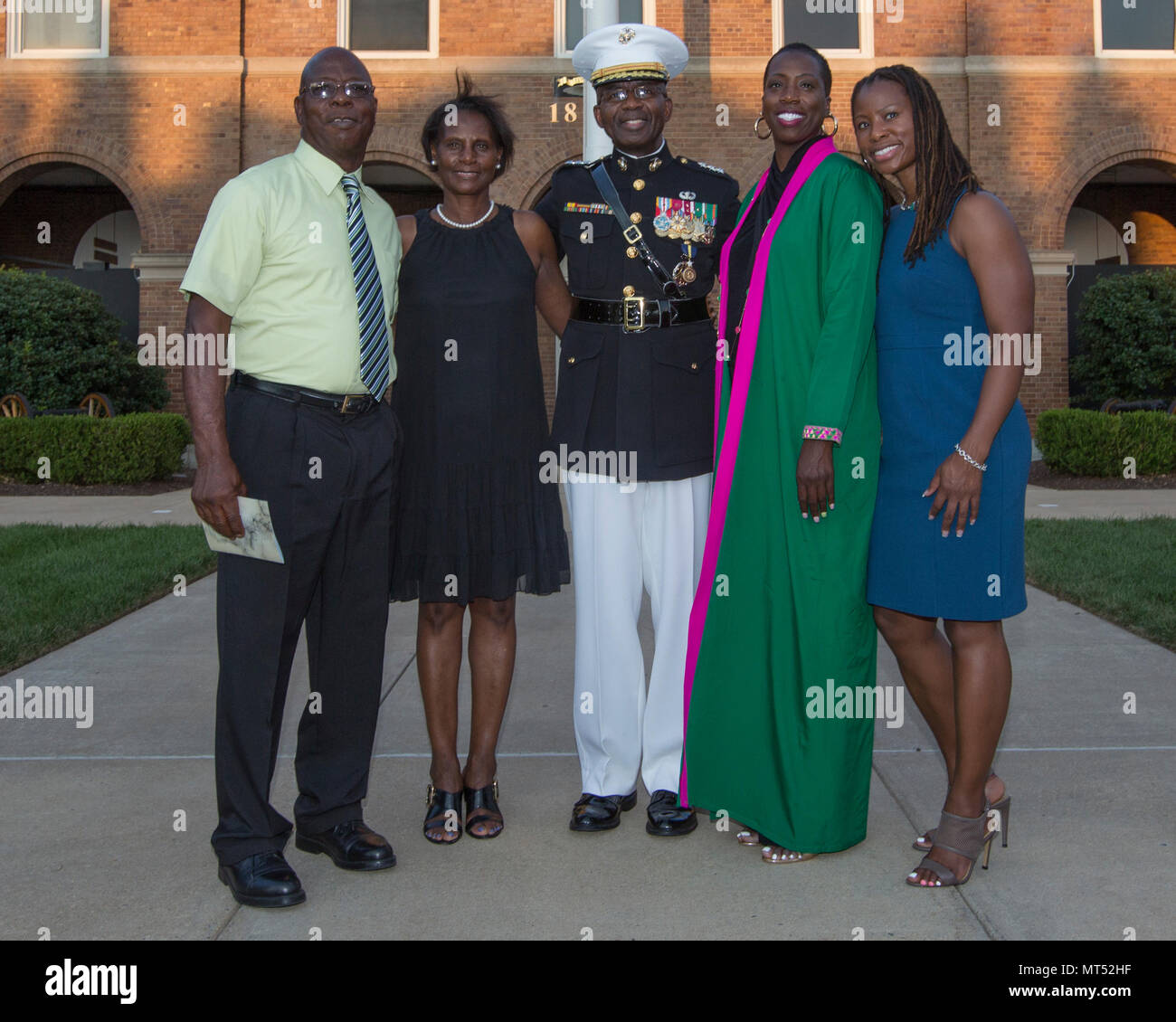 U.S. Marine Corps Lt. Gen. Ronald L. Bailey poses for a photo with his ...