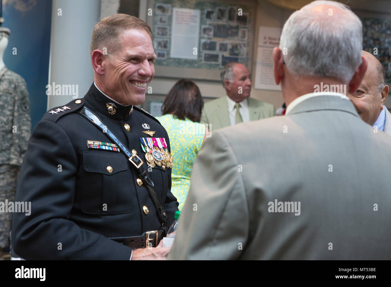 U.S. Marine Corps Lt. Gen. Robert S. Walsh, commanding general, Marine ...