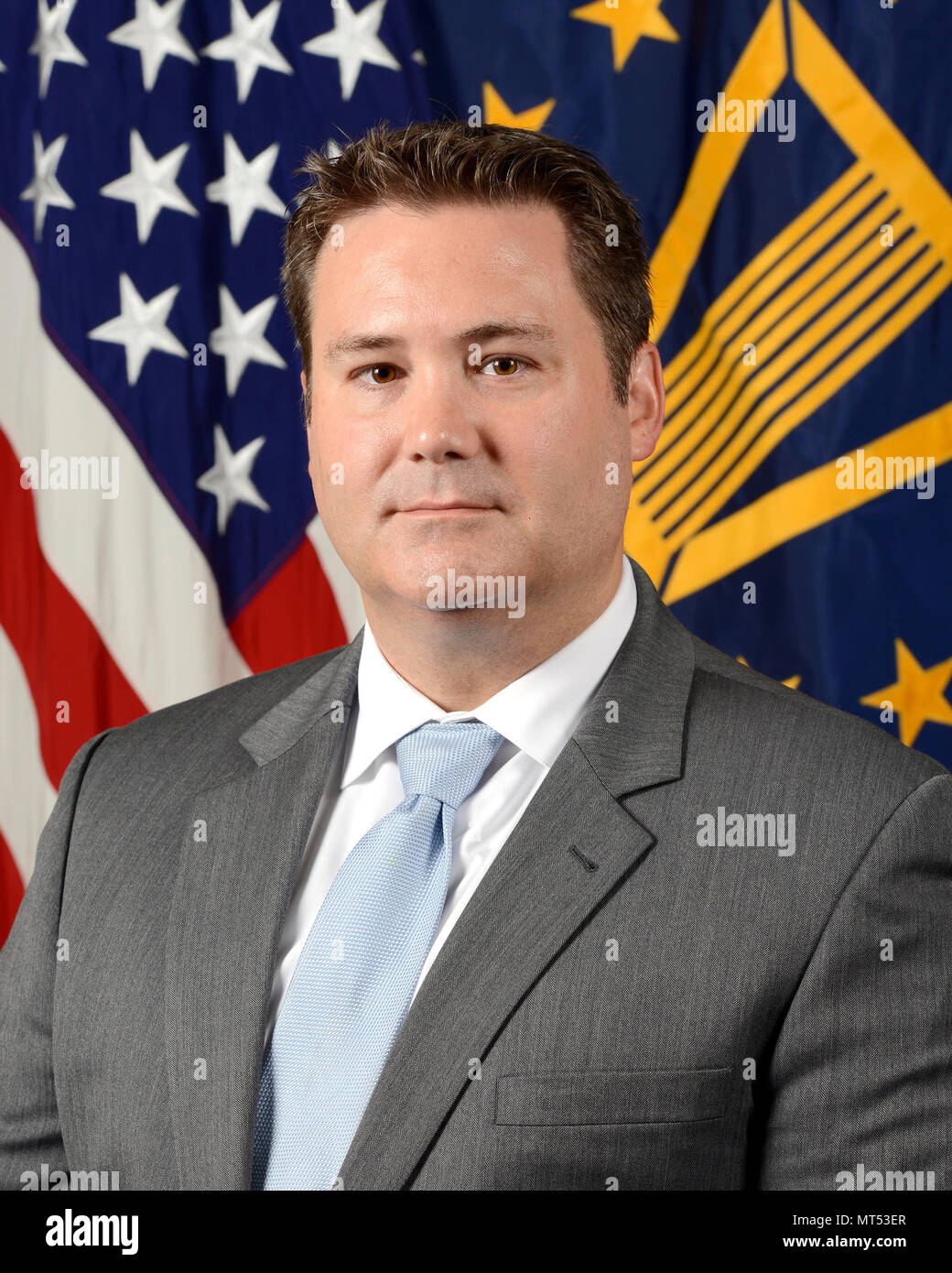Jason Foster poses for his official portrait in the Army portrait ...