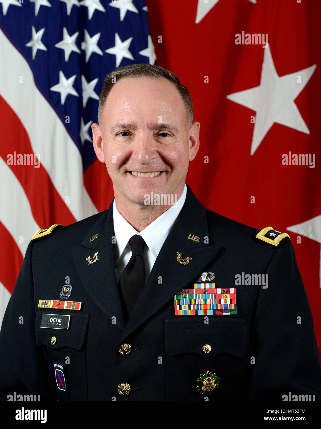 U.S. Army Lt. Gen. Charles N.Pede, poses for a command portrait in the ...