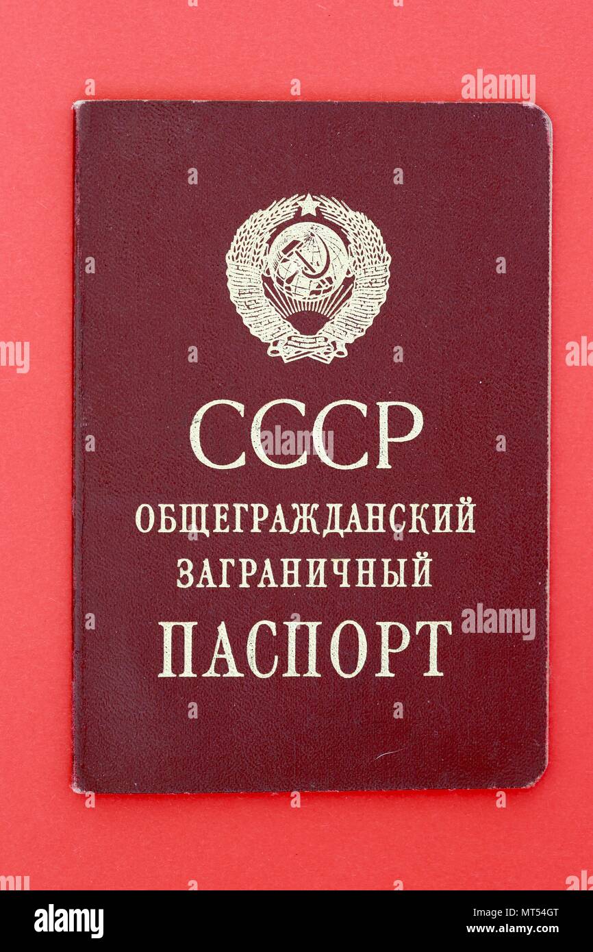 Russian passport hi-res stock photography and images - Alamy