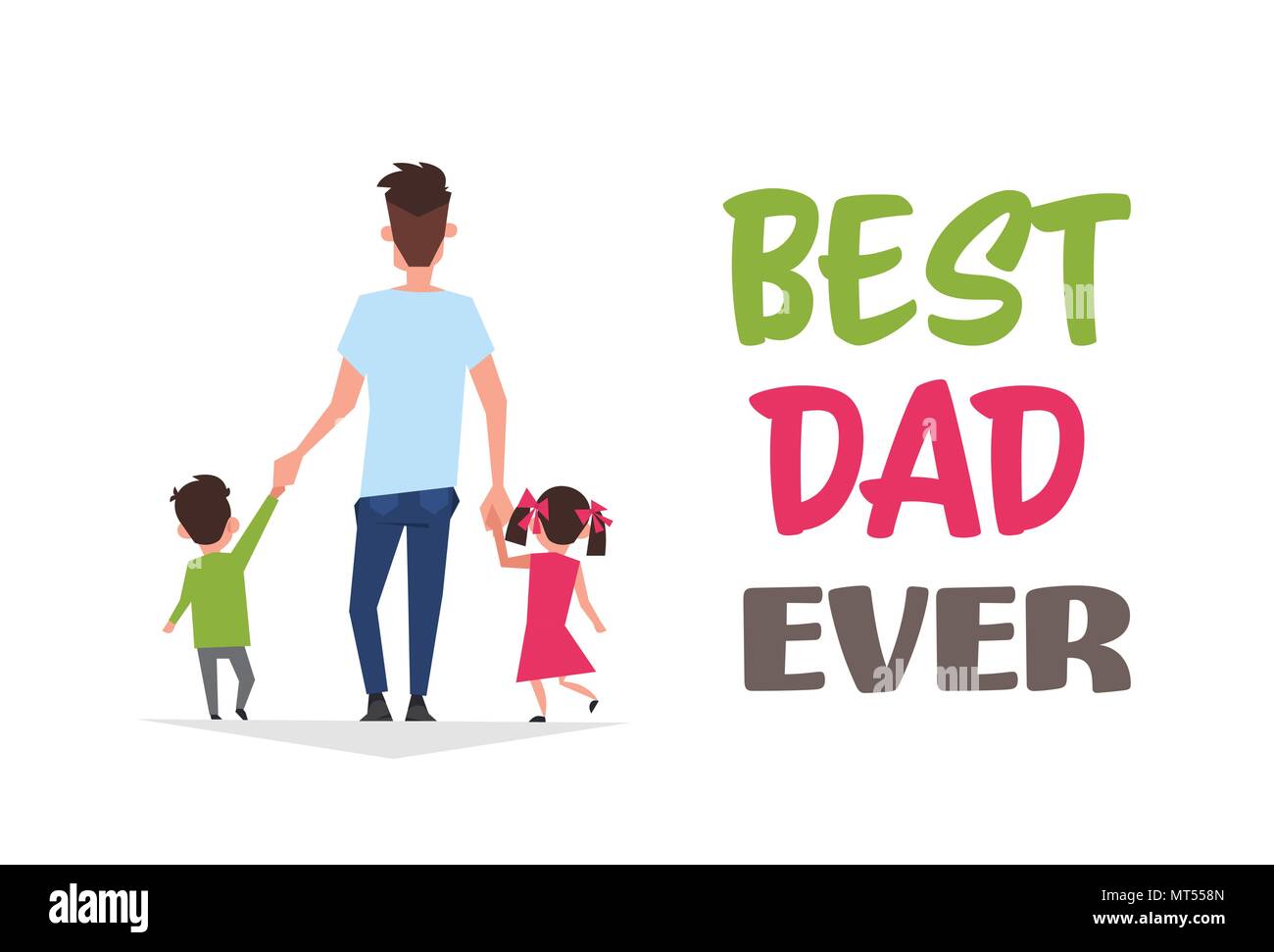 Family stand Stock Vector Images - Alamy