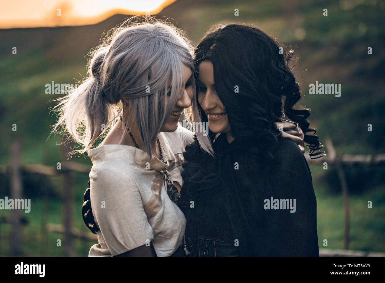 Female model in cosplay costume hi-res stock photography and images - Alamy