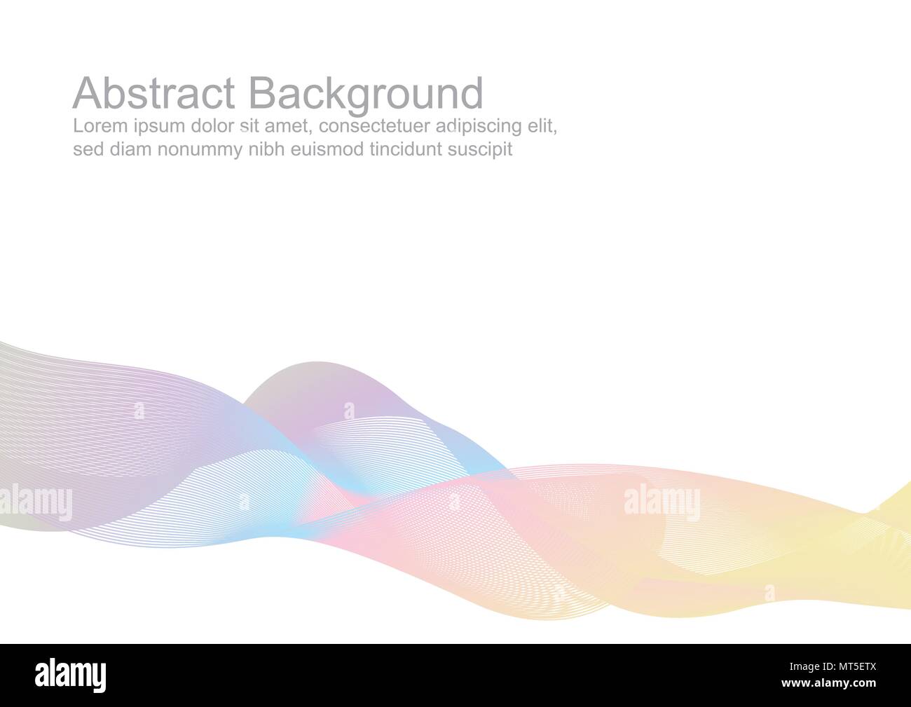 Abstract colorful pastel wave style background Stock Vector Image & Art ...