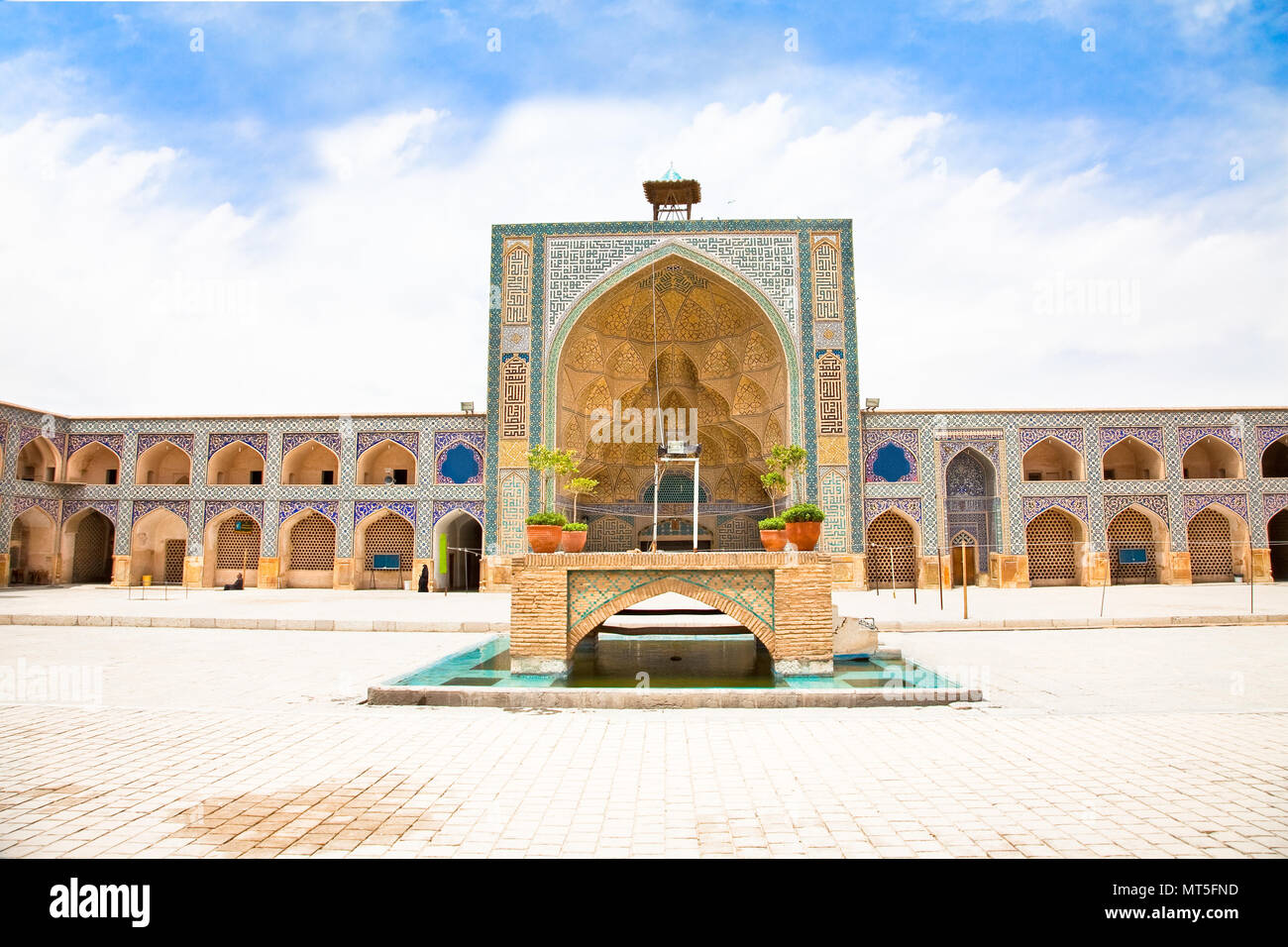 Ateegh Jame (Friday) Mosque on Ghiam square. Esfahan, Isfahan. Iran ...