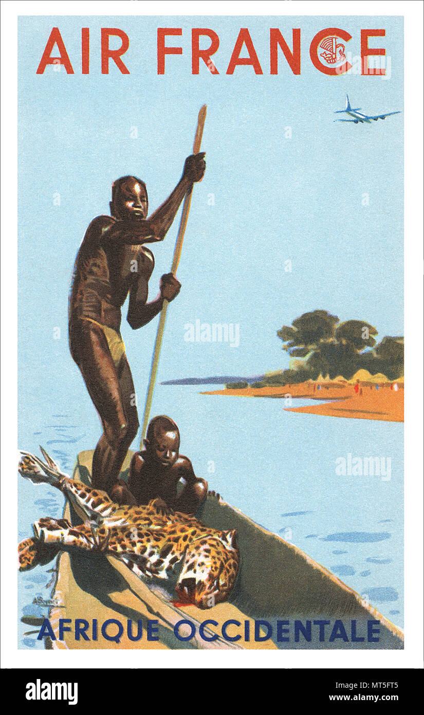 Vintage Travel Postcards Africa