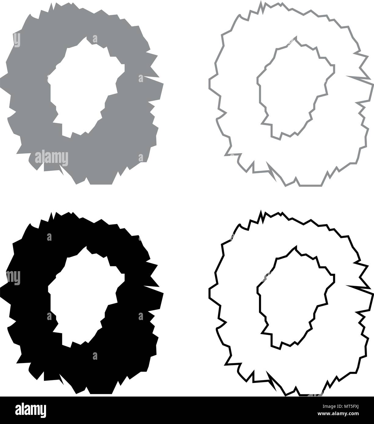 Fracture surface Stock Vector Images - Alamy