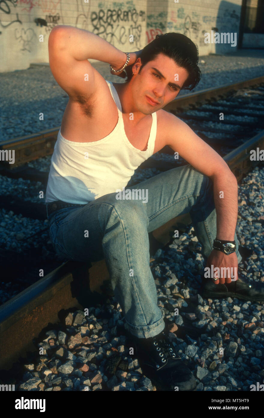 LOS ANGELES, CA - MAY 3: (EXCLUSIVE) Actor Anthony DeSando poses during a photo shoot on May 3 ...