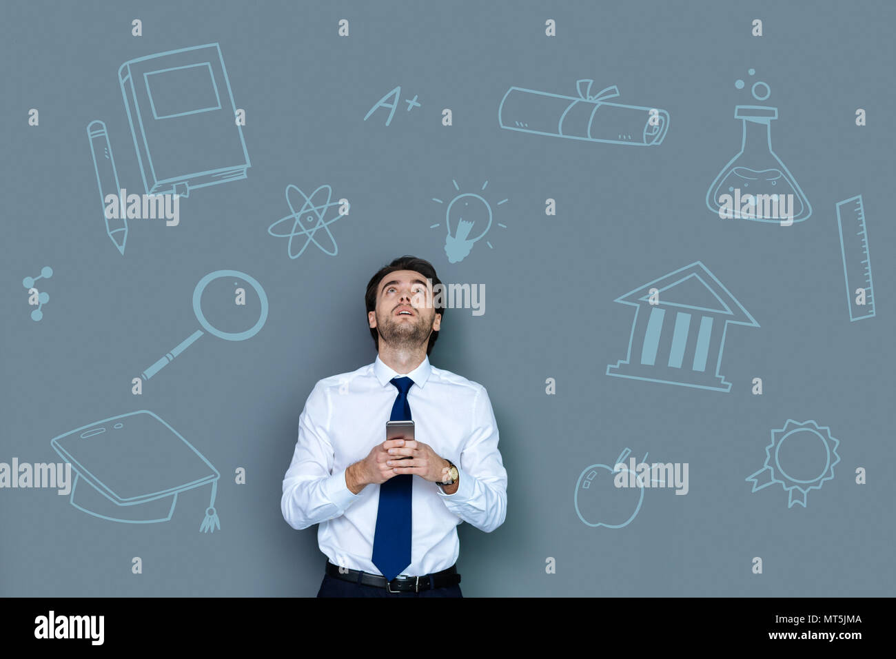 Worried teacher hi-res stock photography and images - Alamy