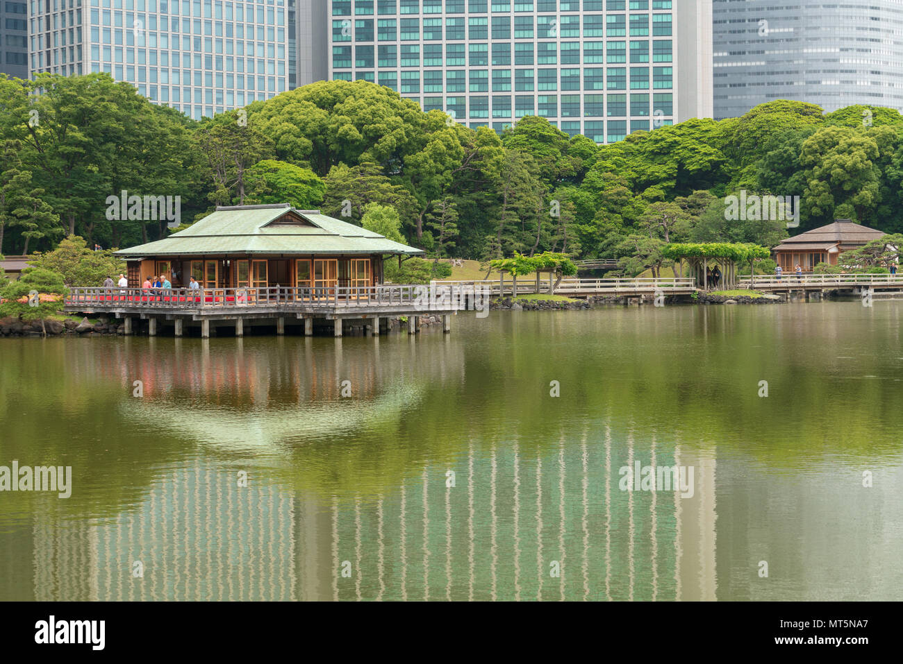 Hamarikyu Gardens in Tokyo are a popular spot for both tourists and ...
