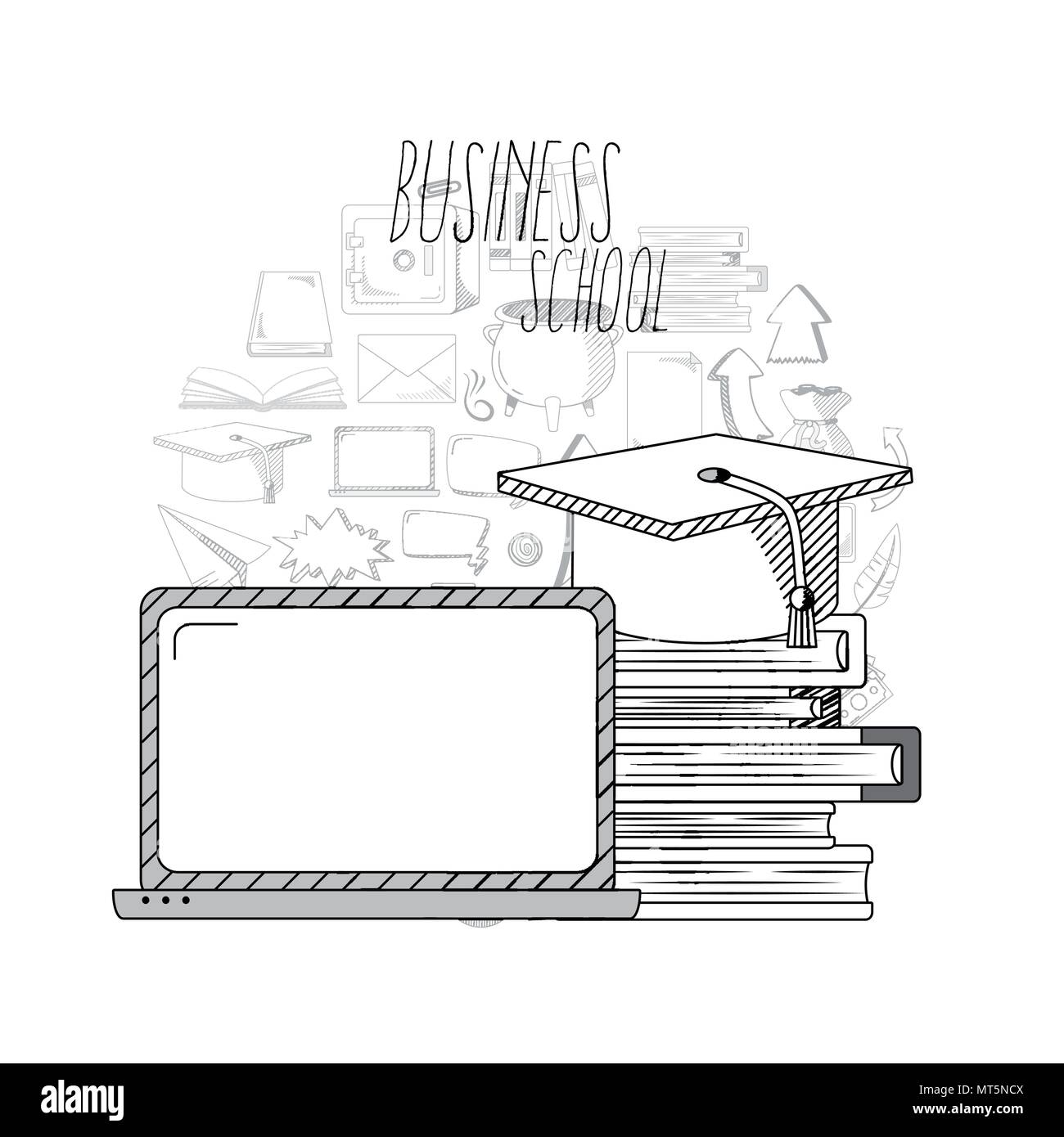 Business hand draw cartoon Stock Vector Image & Art - Alamy